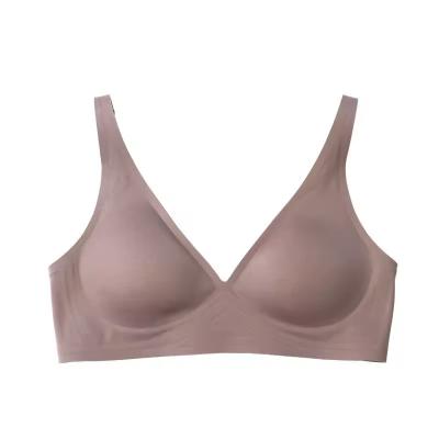 China Breathable Stretchy U - Back Wireless Jelly Strip Bra For Everyday for sale