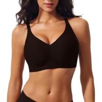 China Breathable U - Back Invisible Wireless Jelly Strip Bra For Home Workouts for sale