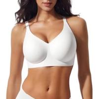 China Breathable U - Back Invisible Wireless Jelly Strip Bra For Home Workouts for sale
