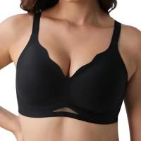 China Translucent Fitted Support Wireless Jelly Strip Bra For Everyday Multi - Use for sale