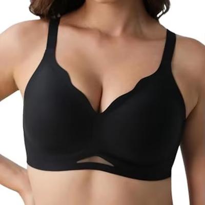 China Translucent Fitted Support Wireless Jelly Strip Bra For Everyday Multi - Use for sale