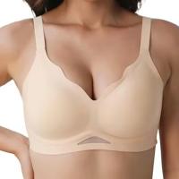 China Translucent Fitted Support Wireless Jelly Strip Bra For Everyday Multi - Use for sale