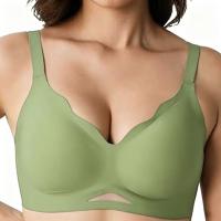 China Translucent Fitted Support Wireless Jelly Strip Bra For Everyday Multi - Use for sale