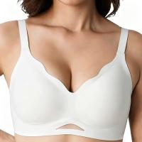 China Translucent Fitted Support Wireless Jelly Strip Bra For Everyday Multi - Use for sale
