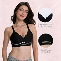 China Translucent Fitted Support Wireless Jelly Strip Bra For Everyday Multi - Use for sale