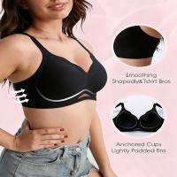 China Translucent Fitted Support Wireless Jelly Strip Bra For Everyday Multi - Use for sale