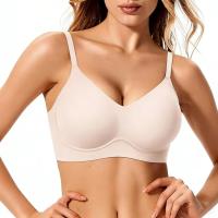 China Unnoticeable Breathable Supportive Wireless Jelly Strip Bra For Daily Wear for sale