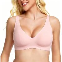 China Versatile Breathable Stable Seamless Jelly Push Up Bra For Everyday for sale
