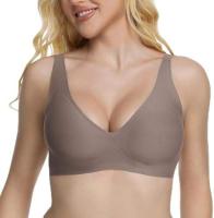 China Versatile Breathable Stable Seamless Jelly Push Up Bra For Everyday for sale