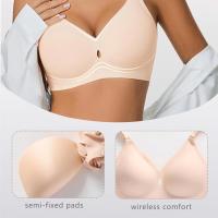 China Everyday Ventilated U - Back Shaping Jelly Push Up Bra For Lounge Sleep for sale