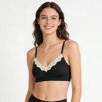 China Feminine Stretchy Bare Breathable Jelly Push Up Bra For Daily Wear for sale