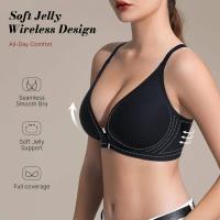 China Durable Sporty Supportive Breathable Jelly Push Up Bra For All - Day Wear for sale