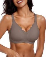 China Supportive Quick - Dry Invisible Seamless Jelly Push Up Bra For Home Workouts for sale