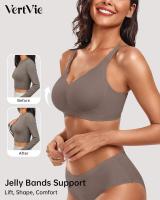 China Supportive Quick - Dry Invisible Seamless Jelly Push Up Bra For Home Workouts for sale