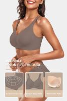 China Supportive Quick - Dry Invisible Seamless Jelly Push Up Bra For Home Workouts for sale