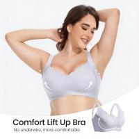 China Everyday Supportive Bare Invisible Jelly Push Up Bra For Home Workouts for sale