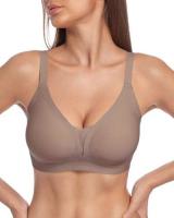 China Convertible Seamless Breathable Elastic Jelly Push Up Bra For Everyday for sale