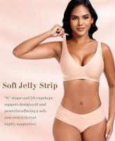 China Seamless Bare Versatile Everyday Jelly Push Up Bra For Under Tees for sale