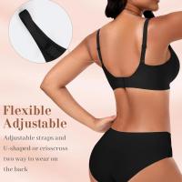 China Seamless Bare Versatile Everyday Jelly Push Up Bra For Under Tees for sale