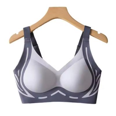 China Supportive Elastic Invisible Yoga Jelly Push Up Bra For Home Workouts for sale