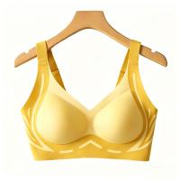 China Supportive Elastic Invisible Yoga Jelly Push Up Bra For Home Workouts for sale