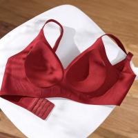 China Soft Versatile Seamless Breathable Jelly Push Up Bra For All - Day Wear for sale