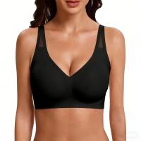 China Bare Supportive Wireless Elastic Jelly Push Up Bra For Lounge Sleep for sale