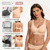 China Bare Supportive Wireless Elastic Jelly Push Up Bra For Lounge Sleep for sale