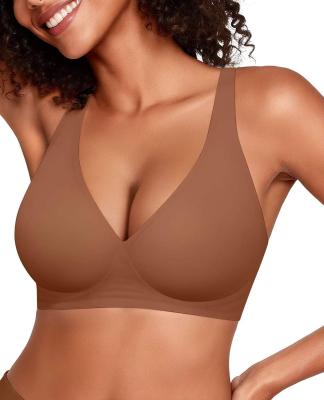 China Durable Wireless Everyday Stable Jelly Push Up Bra For Home Workouts for sale