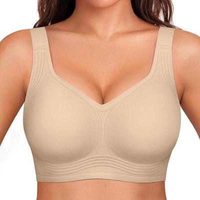 China Adjustable Convertible Support Wireless Jelly Strip Bra For Everyday Multi - Use for sale