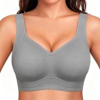 China Adjustable Convertible Support Wireless Jelly Strip Bra For Everyday Multi - Use for sale