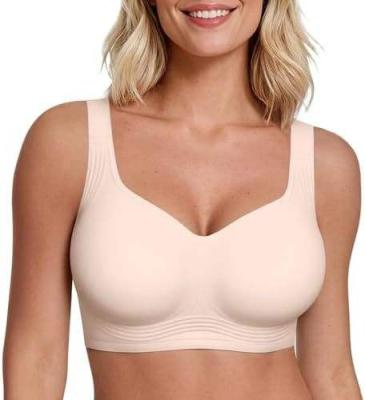 China Elastic Translucent Breathable Wireless Jelly Strip Bra For Everyday Multi - Sport for sale