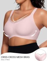 China Unshifting U - Back Invisible Wireless Jelly Strip Bra For Lounge Layering for sale