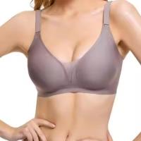 China Refreshing Adjustable Sporty Wireless Jelly Strip Bra For Home Workouts for sale