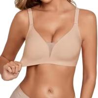China Refreshing Adjustable Sporty Wireless Jelly Strip Bra For Home Workouts for sale