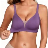 China Refreshing Adjustable Sporty Wireless Jelly Strip Bra For Home Workouts for sale