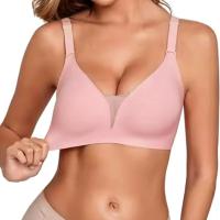 China Refreshing Adjustable Sporty Wireless Jelly Strip Bra For Home Workouts for sale