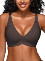 China Elegant Shaping Unnoticeable Wireless Jelly Strip Bra For Multi - Sport for sale