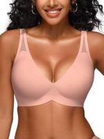 China Elegant Shaping Unnoticeable Wireless Jelly Strip Bra For Multi - Sport for sale