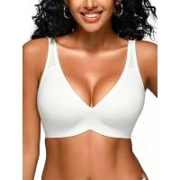 China Elegant Shaping Unnoticeable Wireless Jelly Strip Bra For Multi - Sport for sale
