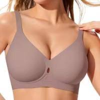 China Breathable Sculpting Sporty Wireless Jelly Strip Bra For Yoga for sale