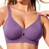 China Breathable Sculpting Sporty Wireless Jelly Strip Bra For Yoga for sale