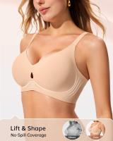 China Breathable Sculpting Sporty Wireless Jelly Strip Bra For Yoga for sale