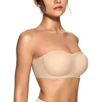 China Elastic Flattering Invisible Wireless Jelly Strip Bra For Layering for sale