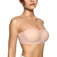 China Elastic Flattering Invisible Wireless Jelly Strip Bra For Layering for sale