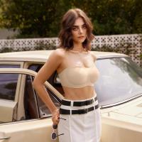 China Elastic Flattering Invisible Wireless Jelly Strip Bra For Layering for sale