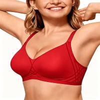 China Breathable Slimming Sporty Wireless Jelly Strip Bra For Home Workouts for sale