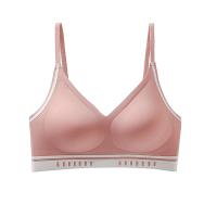 China Seamless Fitted Sporty Breathable Wireless Jelly Strip Bra For Layering for sale