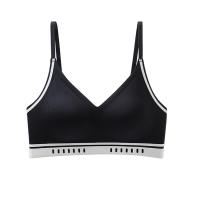 China Seamless Fitted Sporty Breathable Wireless Jelly Strip Bra For Layering for sale