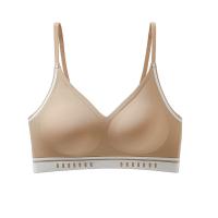 China Seamless Fitted Sporty Breathable Wireless Jelly Strip Bra For Layering for sale